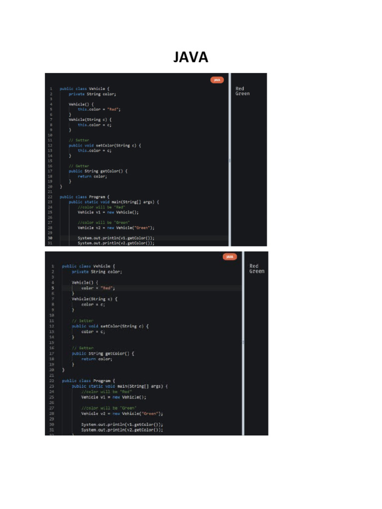 JAVA Class Notes | PDF | Class (Computer Programming) | Method ... JAVA Class Notes | PDF | Class (Computer Programming) | Method ...