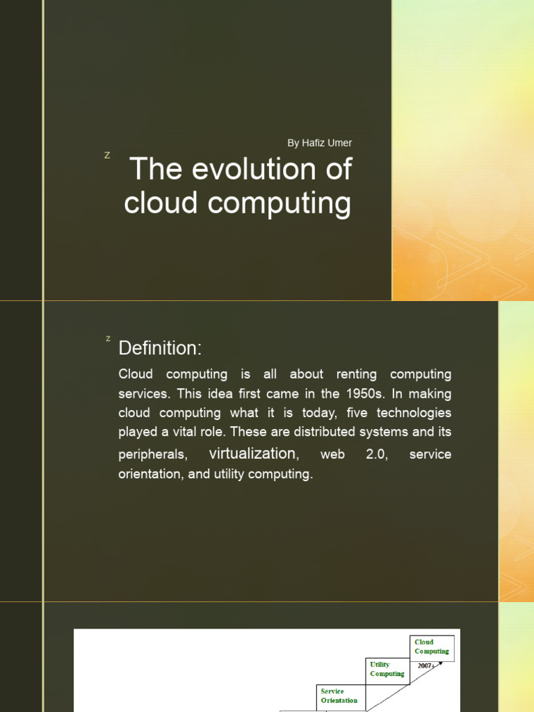 The Evolution Of Cloud Computing Pdf Virtualization Cloud Computing