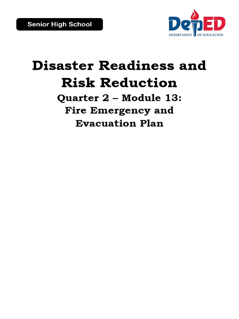 DRRR q2 Mod13 Fireemergencyandevacuationplan | PDF | Emergency ...
