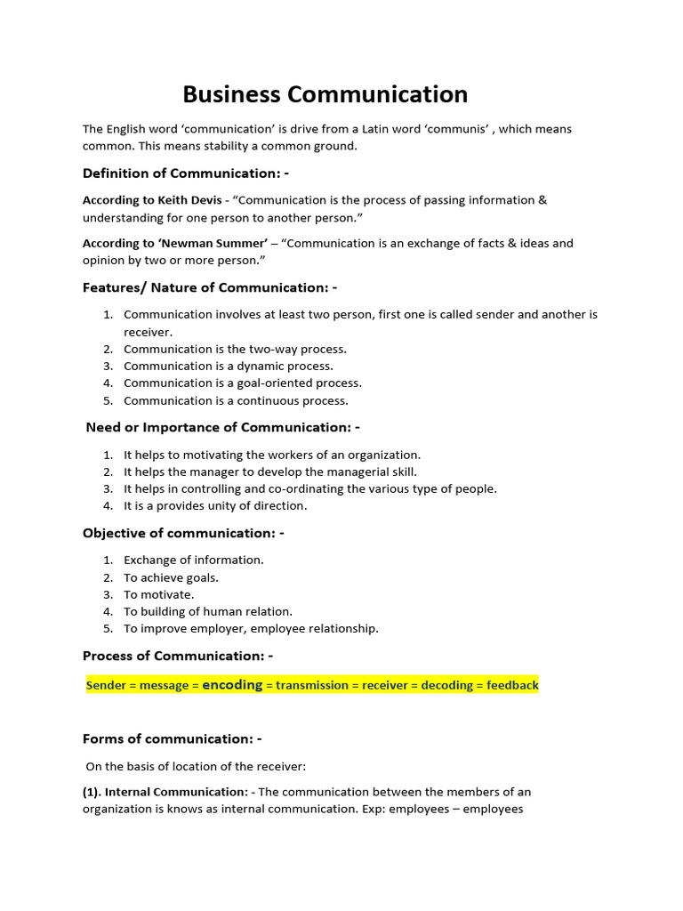 Business Communication File | PDF | Communication | Information