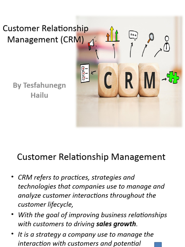 Understanding Customer Relationship Management | PDF | Customer ...