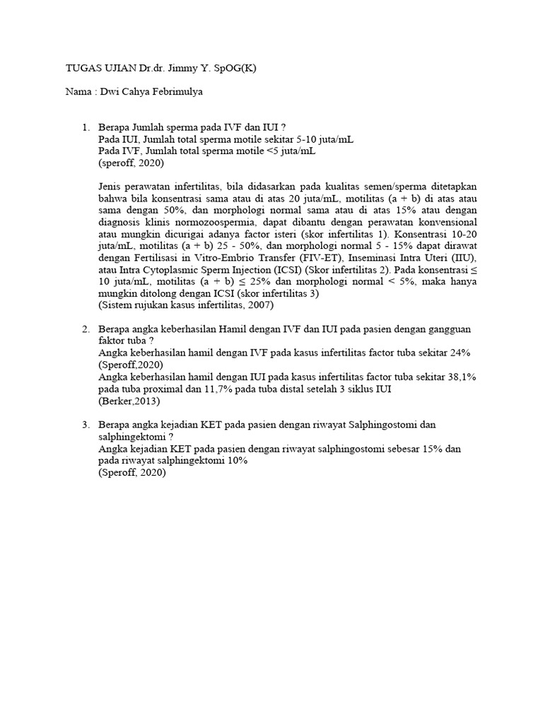 Tugas Ujian DR - Dr.jim Spog (K) | PDF | Kesehatan Holistik | Sains & Matematika