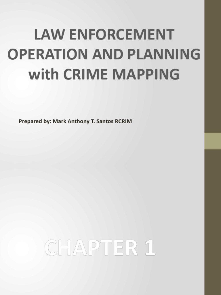 Law Enforcement With Crime Mapping | Download Free PDF | Search And Seizure | Police