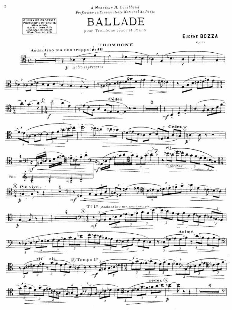 Bozza Ballade | PDF
