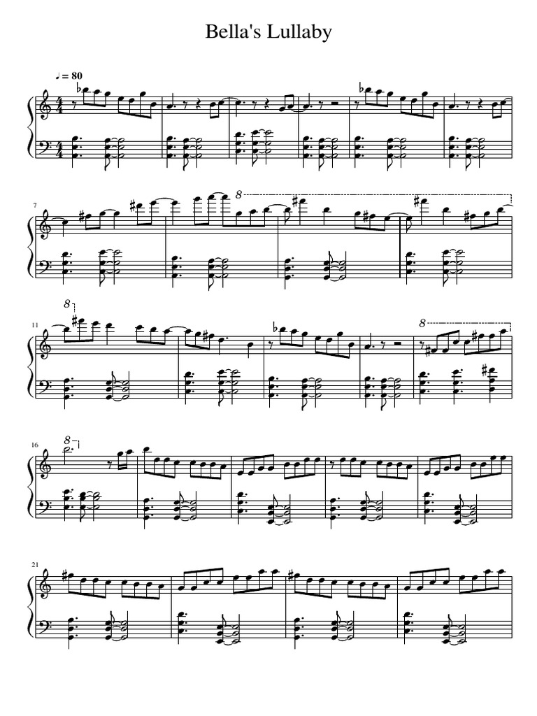 Bella's Lullaby | PDF