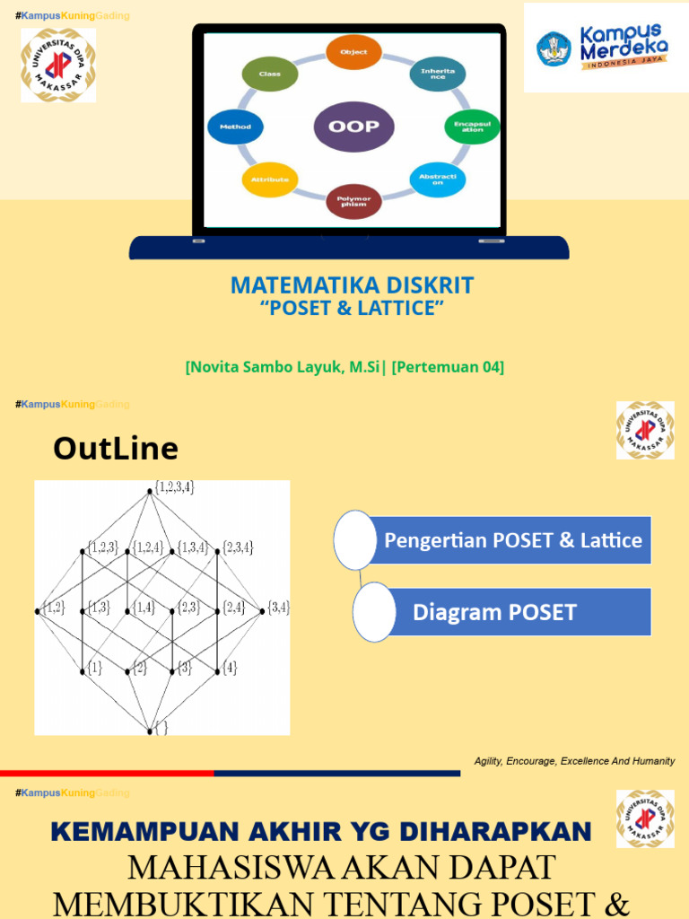 Pertemuan 04 Poset & Lattice | PDF