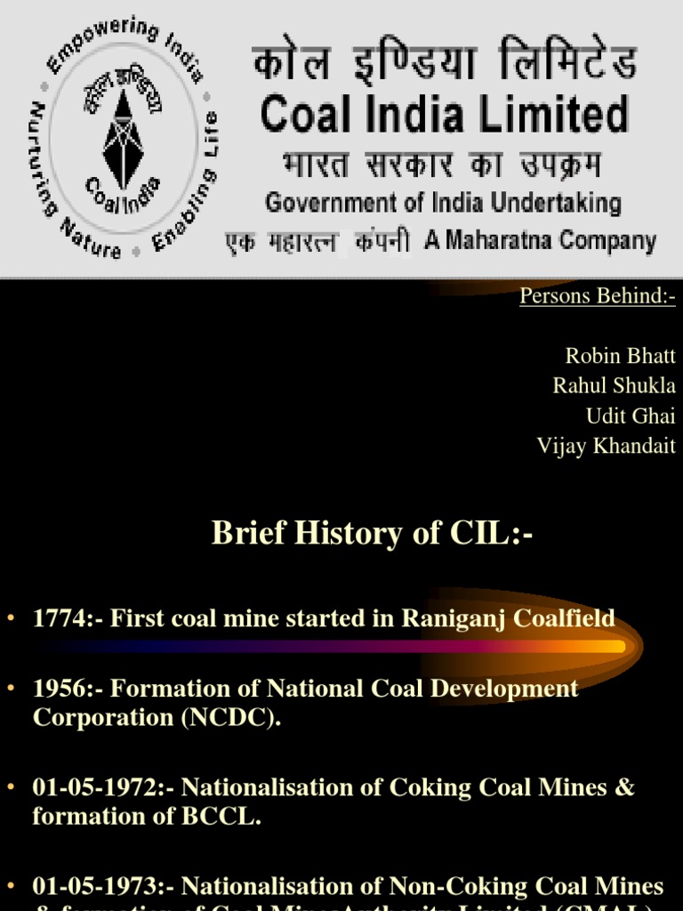 CIL | PDF | Energy Production | Industries
