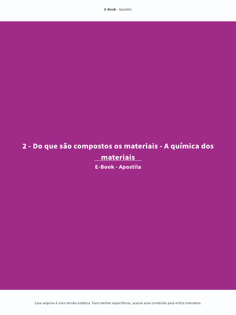 A Quimica Dos Materiais Pdf