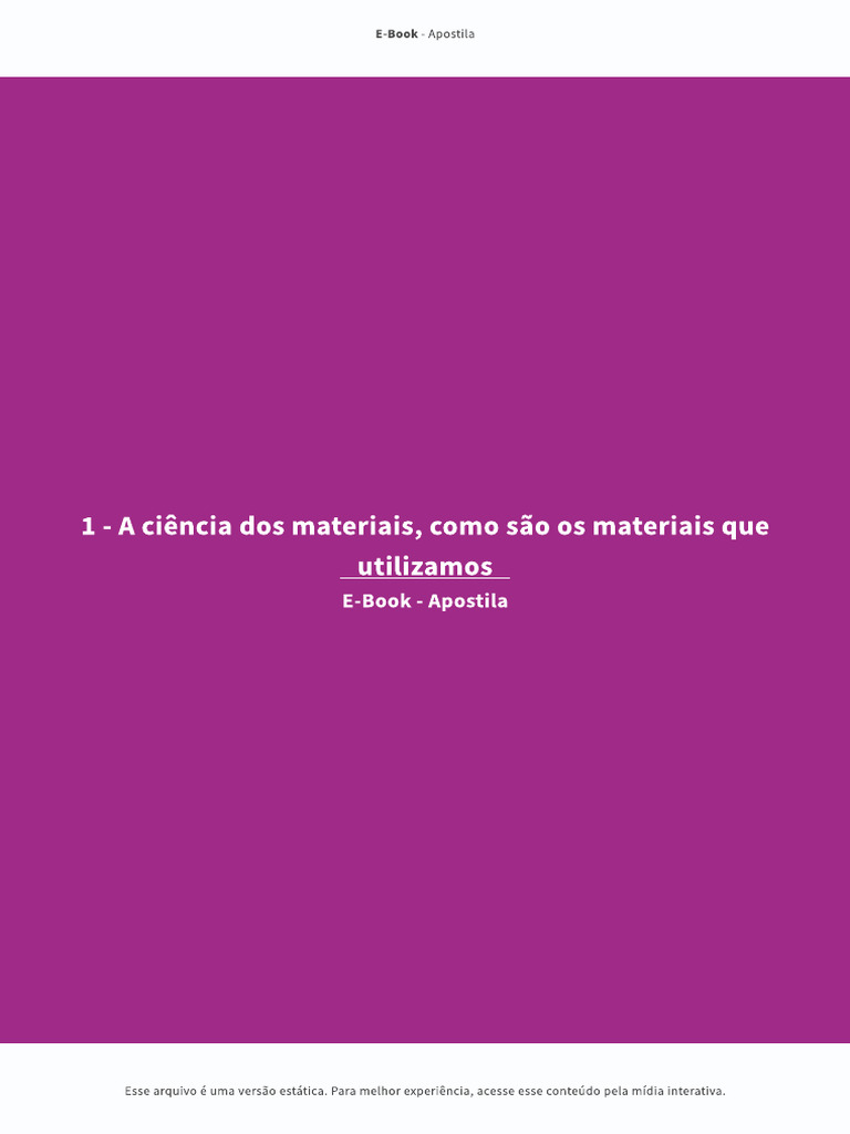 Ciencia Dos Materiais Pdf