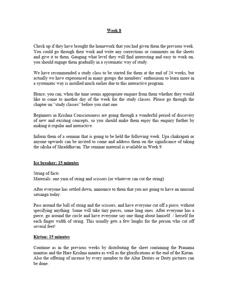 BhaktiVriksha-Module-1-Week-8-1 | PDF | Krishna | Hinduism