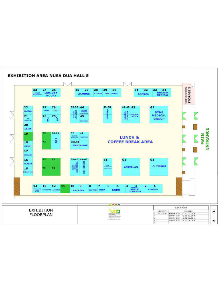 Floor Plan Exhibition UAA-Area 1 | PDF