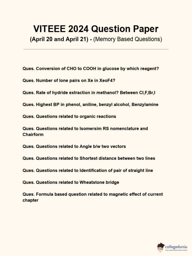 VITEEE_2024_Question_Paper_April_20_and_April_21 ...