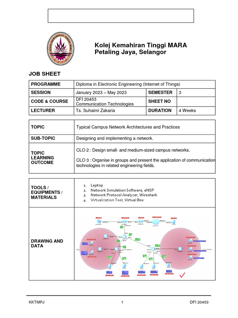 Contoh Report Project | PDF | Computer Network | Ip Address