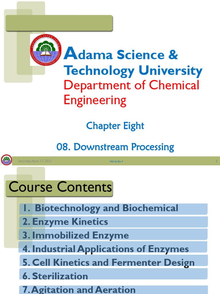 Downstream Processing | PDF | Adsorption | Protein Purification