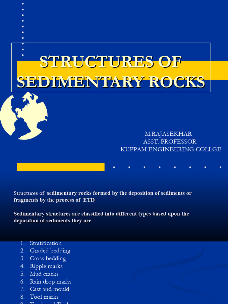sedimentary structures | PDF | Sedimentary Rock | Limestone