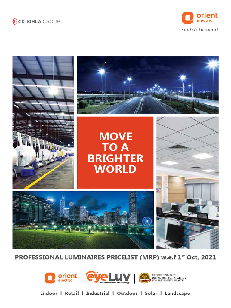 Orient LED | PDF | Lighting | Light Emitting Diode