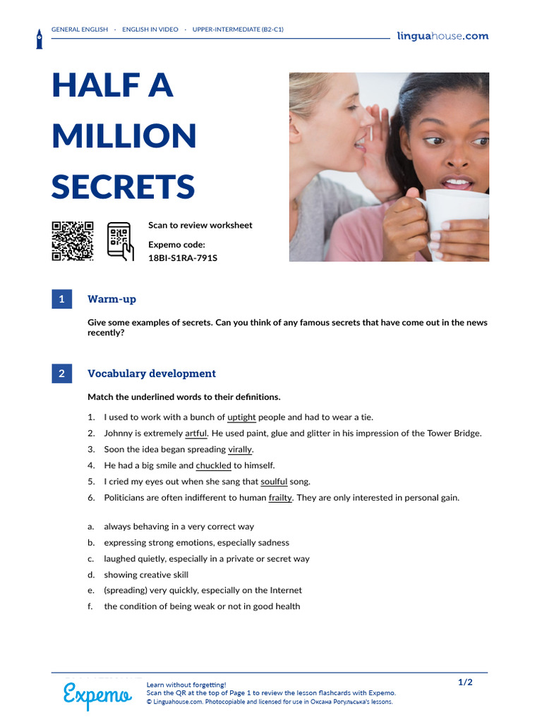 half-a-million-secrets-british-english-student-ver2 (2) | PDF