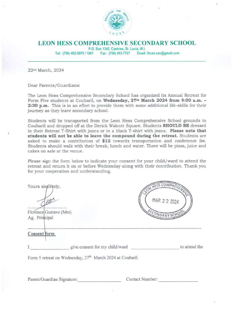 LHCSS Retreat Letter 2024 | PDF