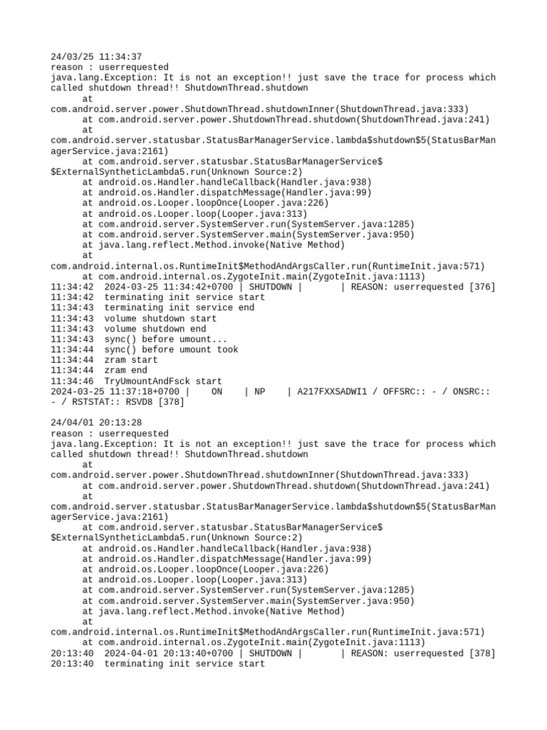 Power Off Reset Reason Backup | PDF | Java (Programming Language) | Java Specification Requests