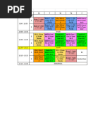 Class 10 Nine Period Timetable 2024-25 | PDF