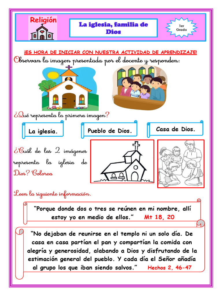 Ficha - Todos Somos Iglesia PDF | PDF