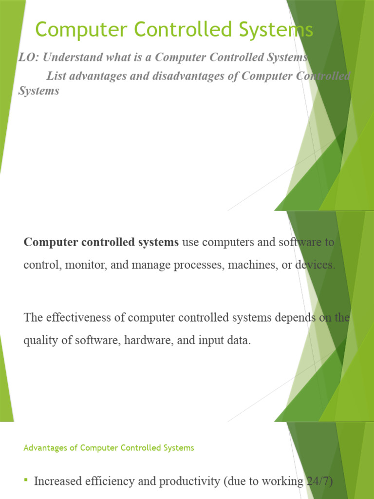 Computer Controlled Systems | PDF