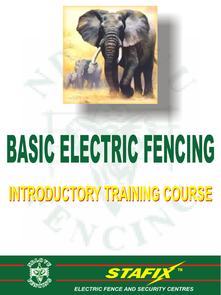 Basic Electric Fencing Training Course | PDF | Electric Current | Capacitor
