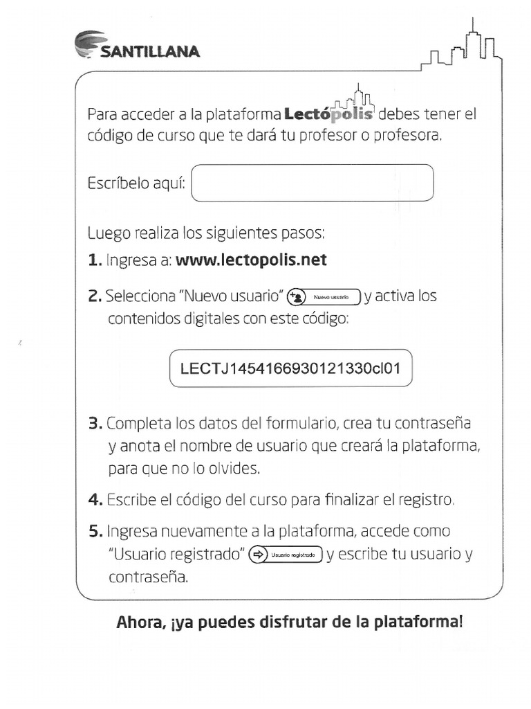 II° Medio Lectopolis J (Comprensión Lectora) | PDF