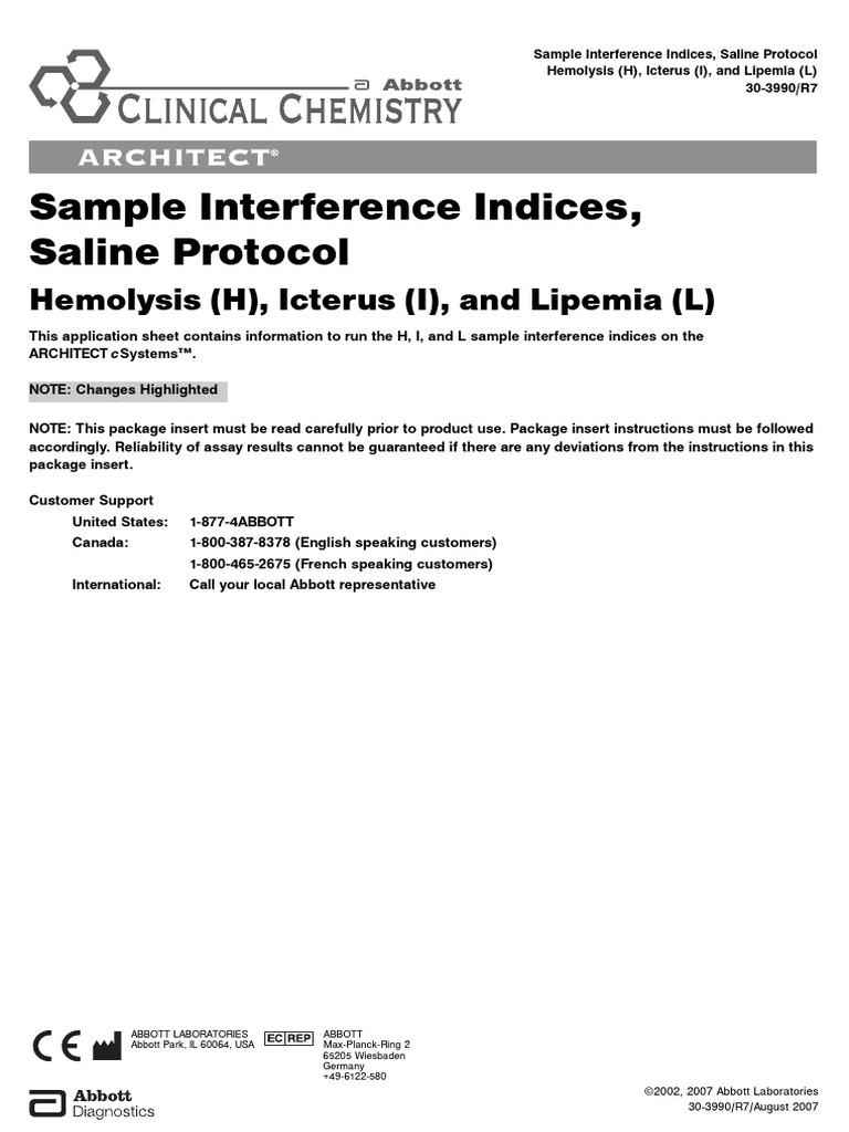 Hil 303990R7 | PDF | Assay | Blood Plasma
