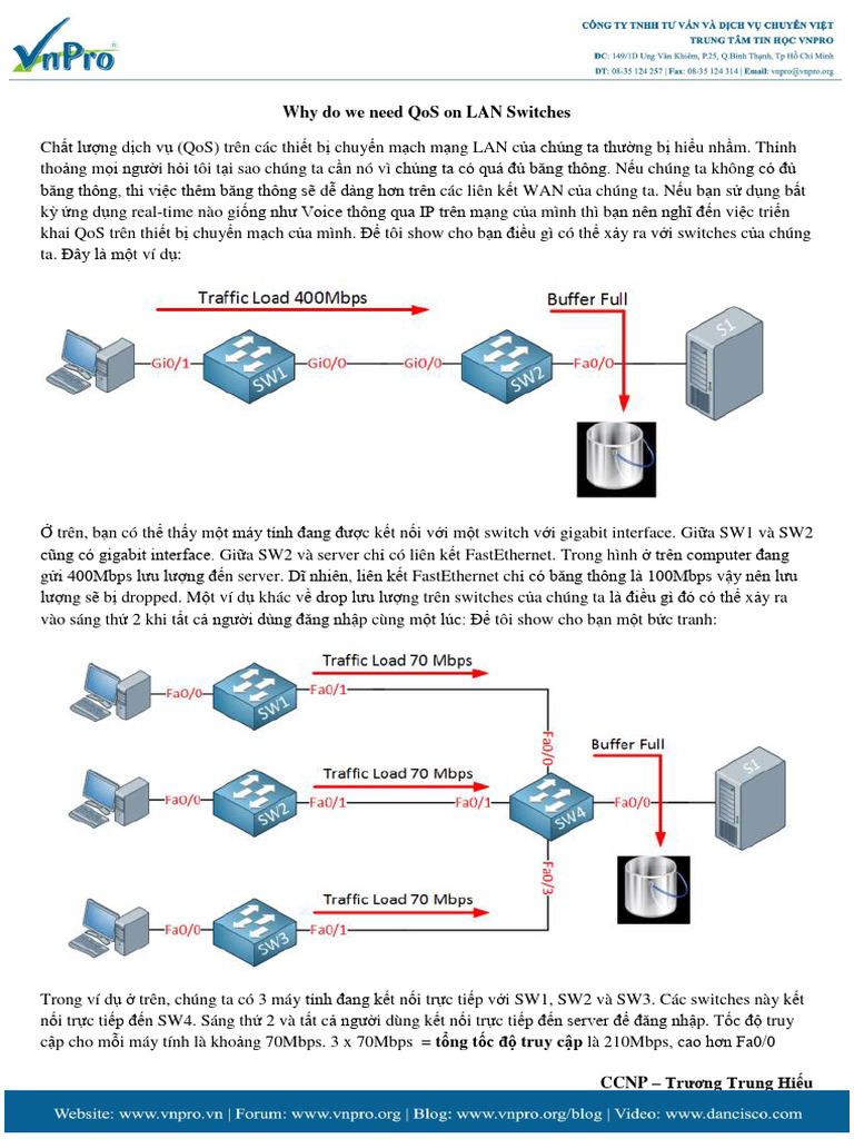 Why Do We Need QoS On LAN Switches | PDF