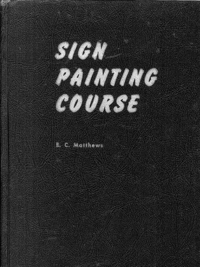 EC Matthews Sign Painting Course | PDF