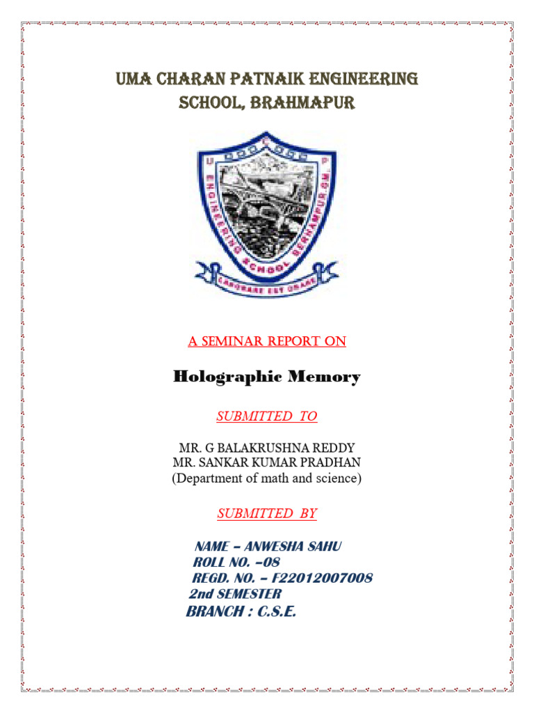 Holographic Memory | PDF | Holography | Computer Data Storage