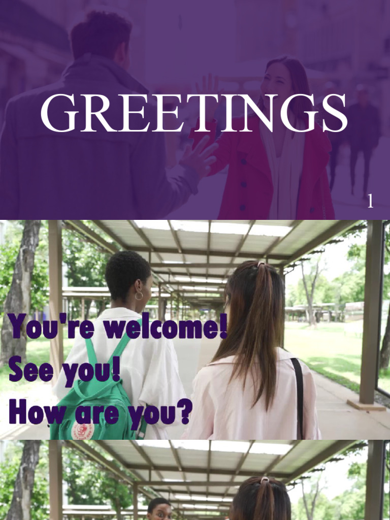 Lesson 1 Greetings and Introductions | PDF