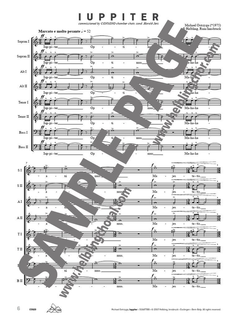 C5920 - DEMO - C5920 Iuppiter - Sample | PDF