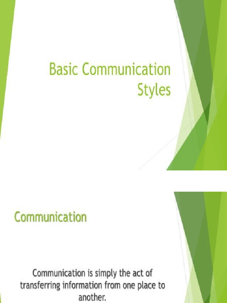communication-styles | PDF