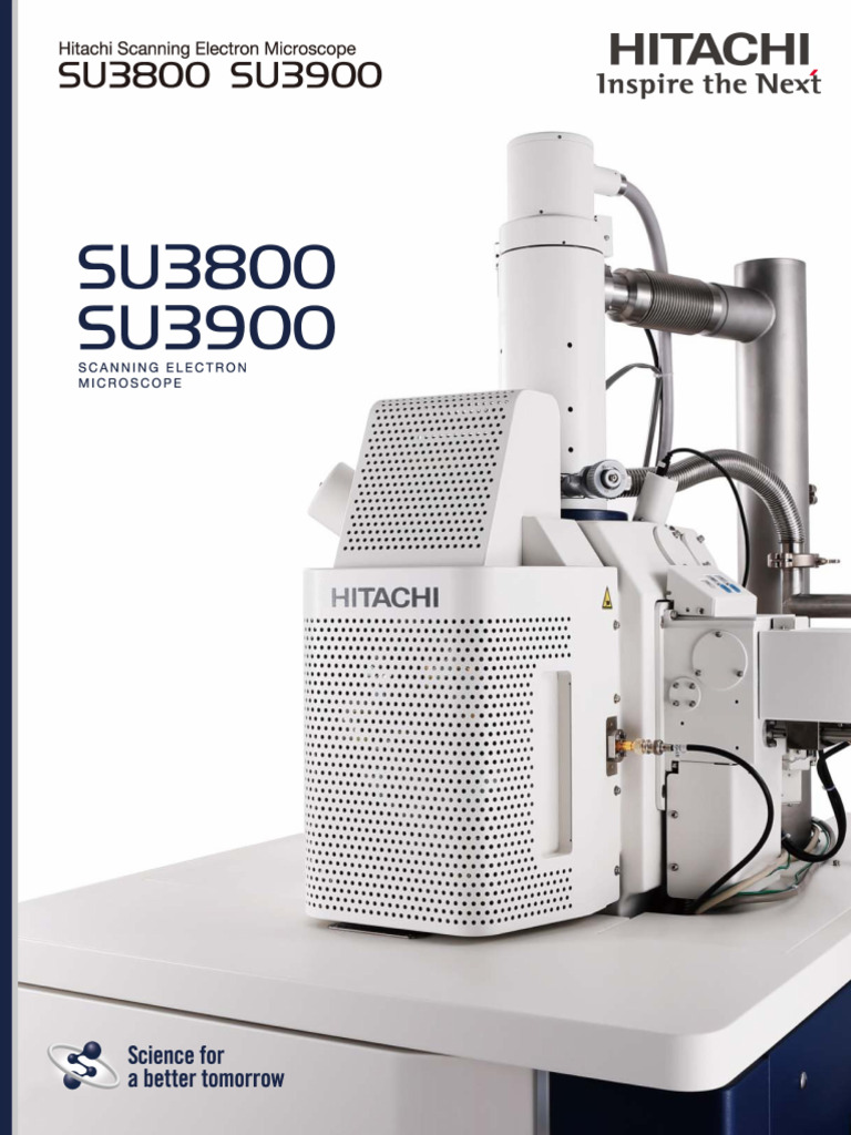 Brochure Hitachi SU3800 SU3900 | PDF | Scanning Electron Microscope | Materials