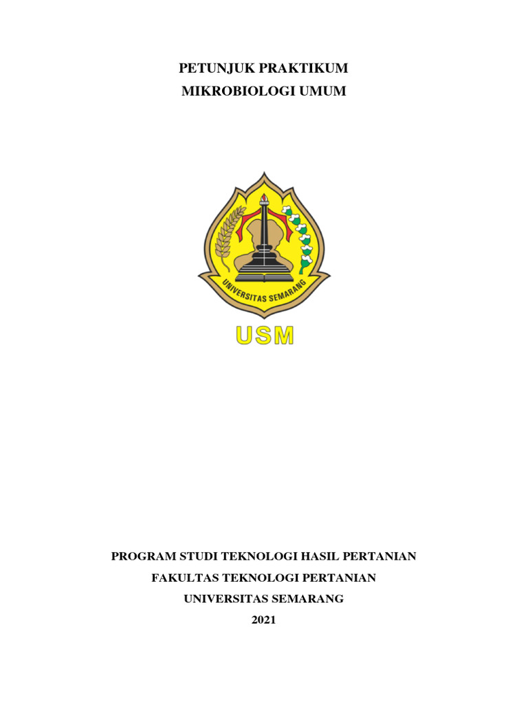 Panduan Praktikum Mikrobiologi Unnes | PDF