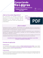 Prueba "Conociendo Mis Logros" 2025 | PDF | Evaluación | Aprendizaje