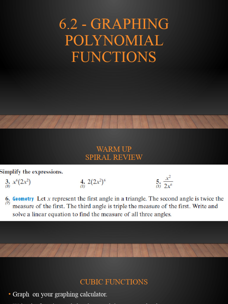 Graphing_Polynomial_Functions | PDF | Polynomial | Zero Of A Function