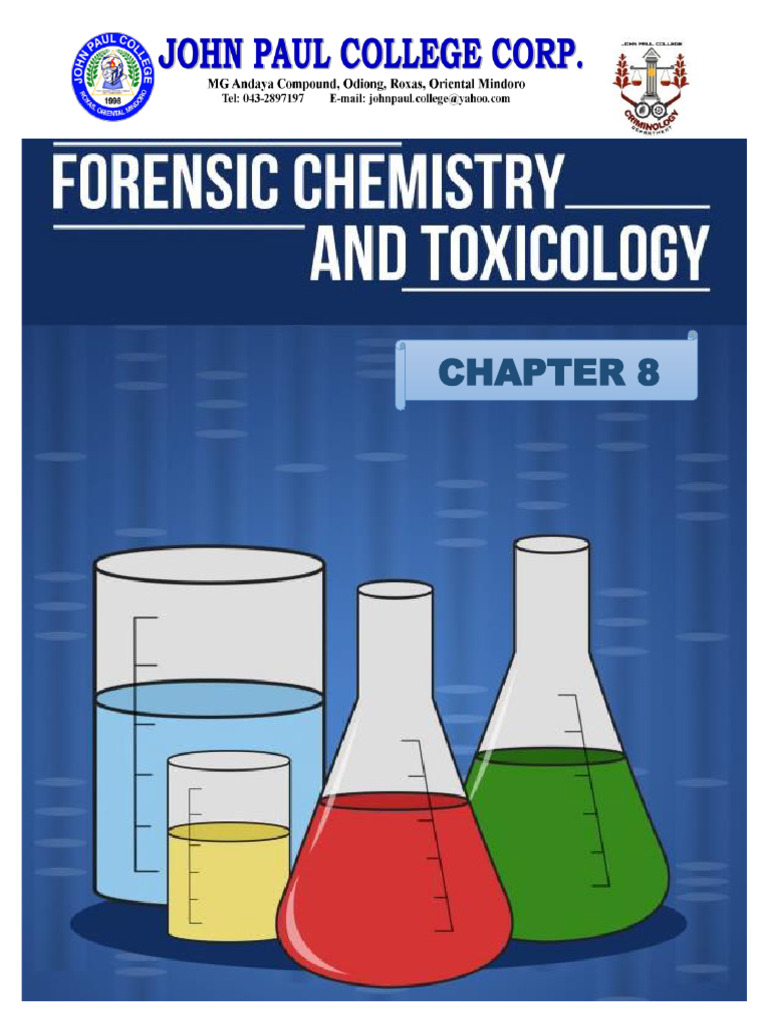 Forensic 3 CHAPTER 8. Sir Jay Batoy | PDF | Toxicology | Poison