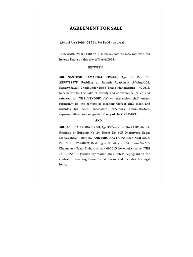 Sainath Apartment | Download Free PDF | Deed | Property