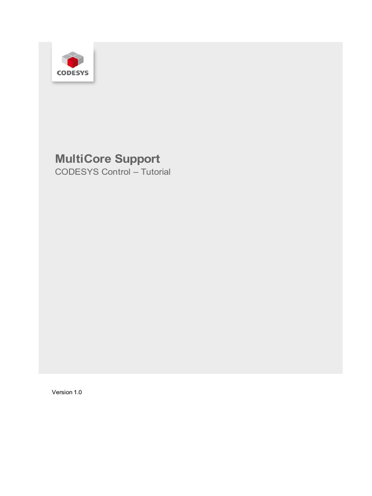 CODESYSControlV3 MultiCore | Download Free PDF | Multi Core Processor | Central Processing Unit