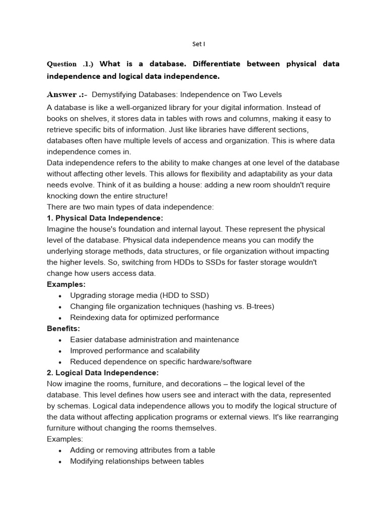 DCA2102 & DATABASE MANAGEMENT SYSTEM | PDF | Database Transaction ... DCA2102 & DATABASE MANAGEMENT SYSTEM | PDF | Database Transaction ...