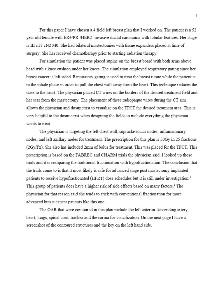 Clinical Onc Paper | PDF | Breast Cancer | Mastectomy