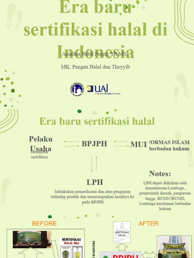 Pertemuan 5 - Prosedur Sertifikasi Halal | PDF