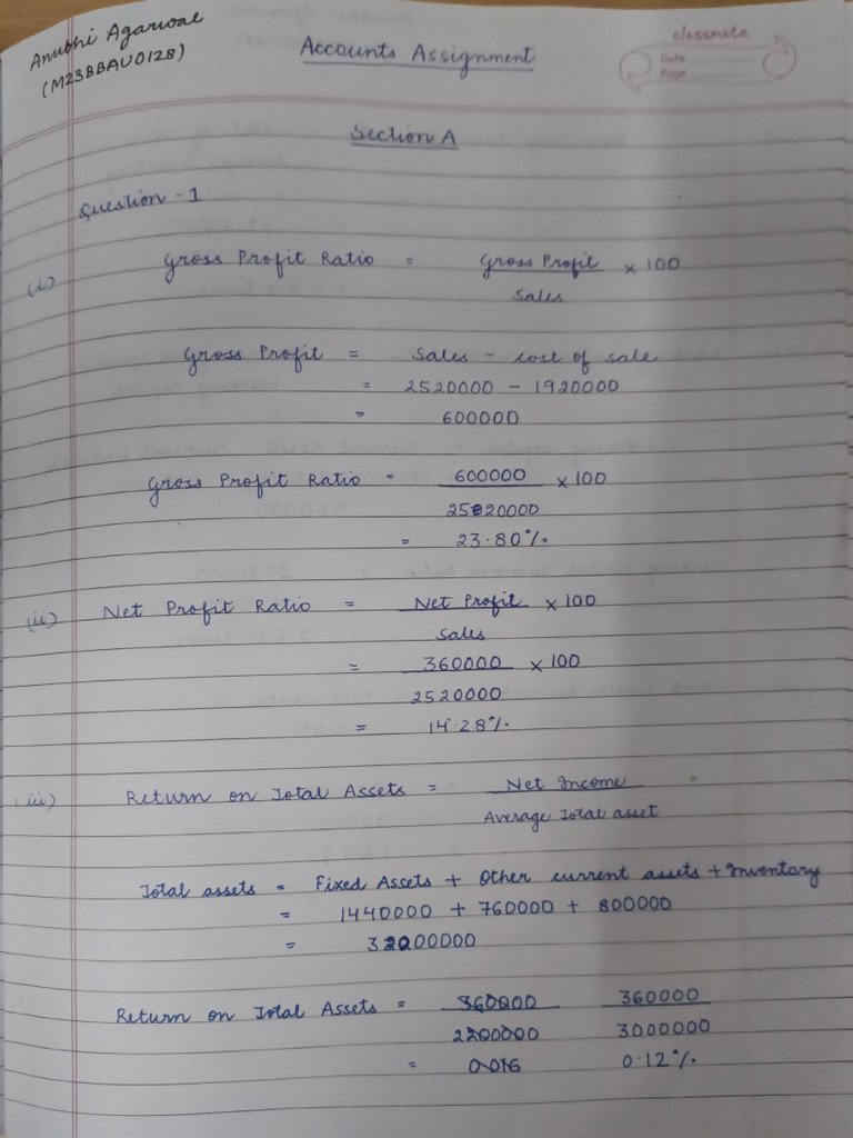 Accounts Main Assignment | Download Free PDF | Corporate Jargon | Business