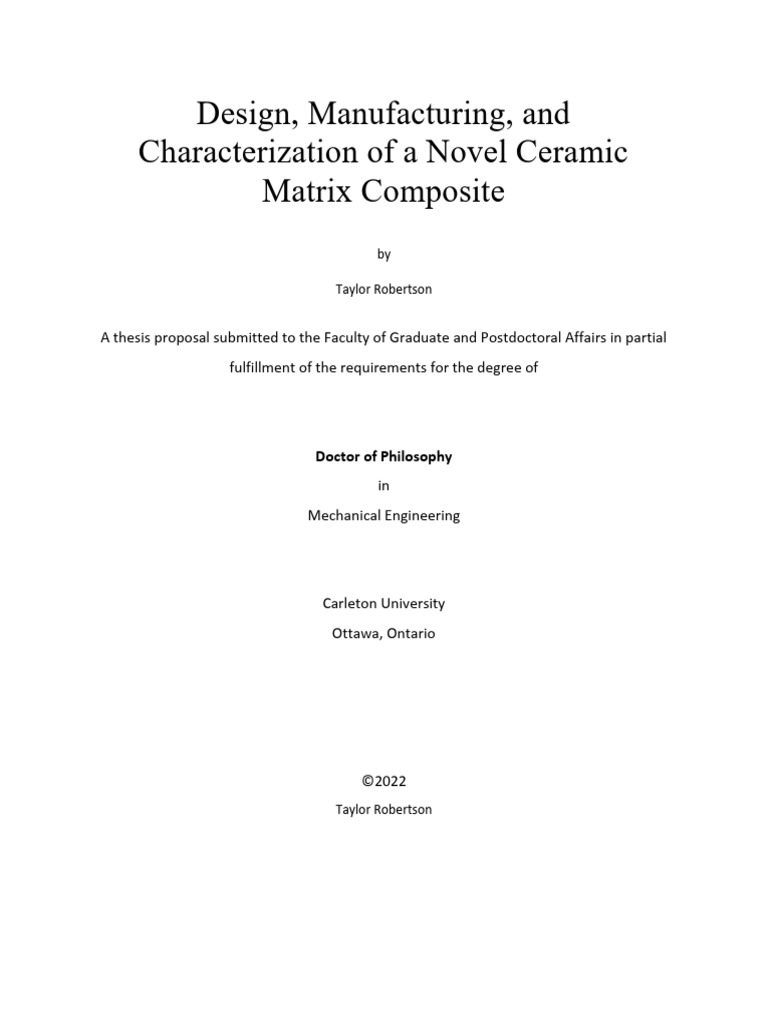 Robertson Designmanufacturingandcharacterizationofa | Download Free PDF ...