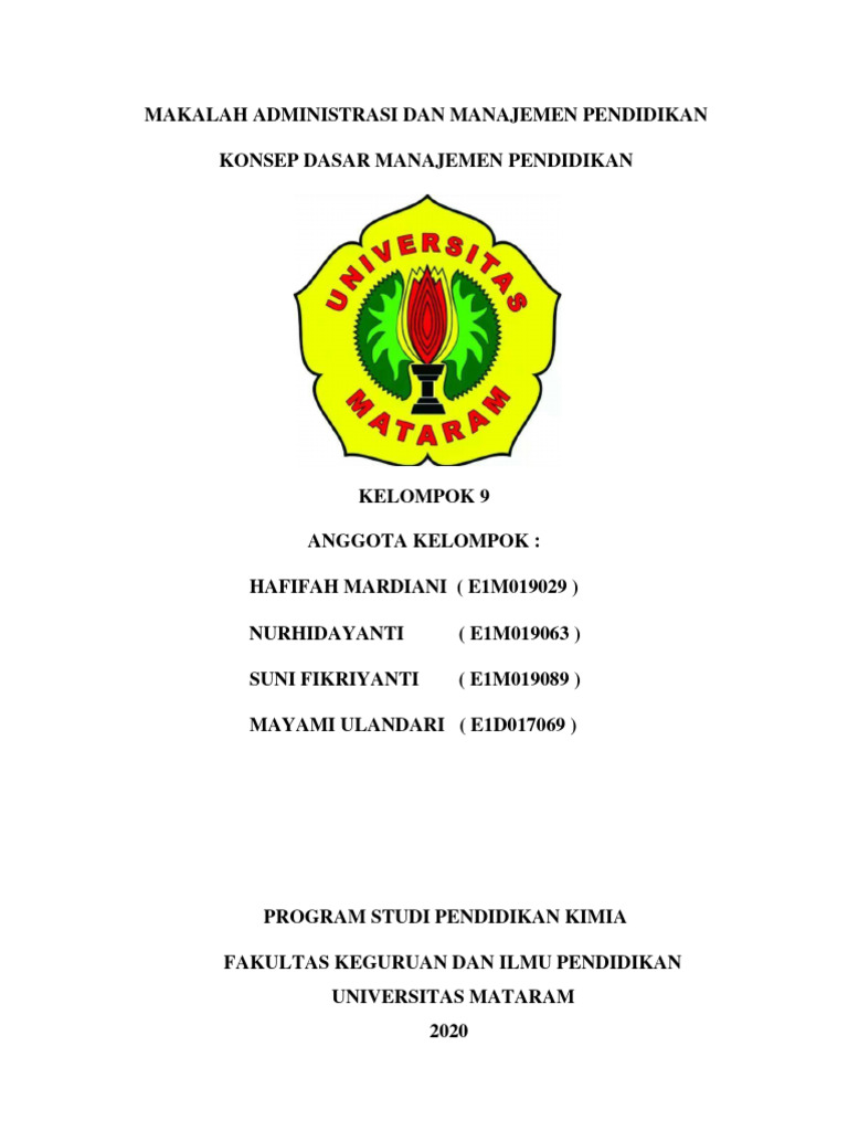 Konsep Manajemen Pendidikan Pdf