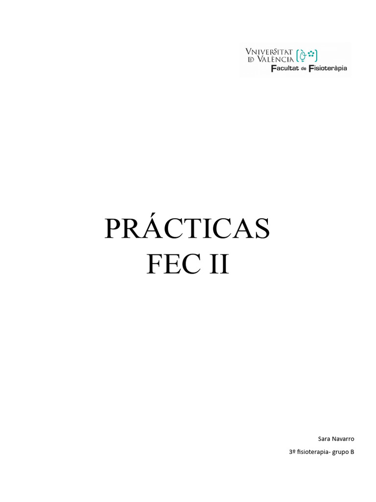 Prácticas Fec II | PDF | Pelvis | Vagina