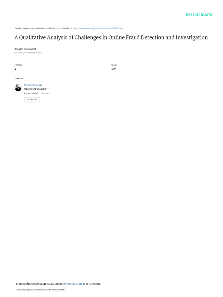 A Qualitative Analysis of Challenges in Online Fraud Detection and ...